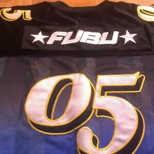 FUBU Jersey Blue Vintage Hip Hop T-shirt of 90s Hip-hop - Etsy