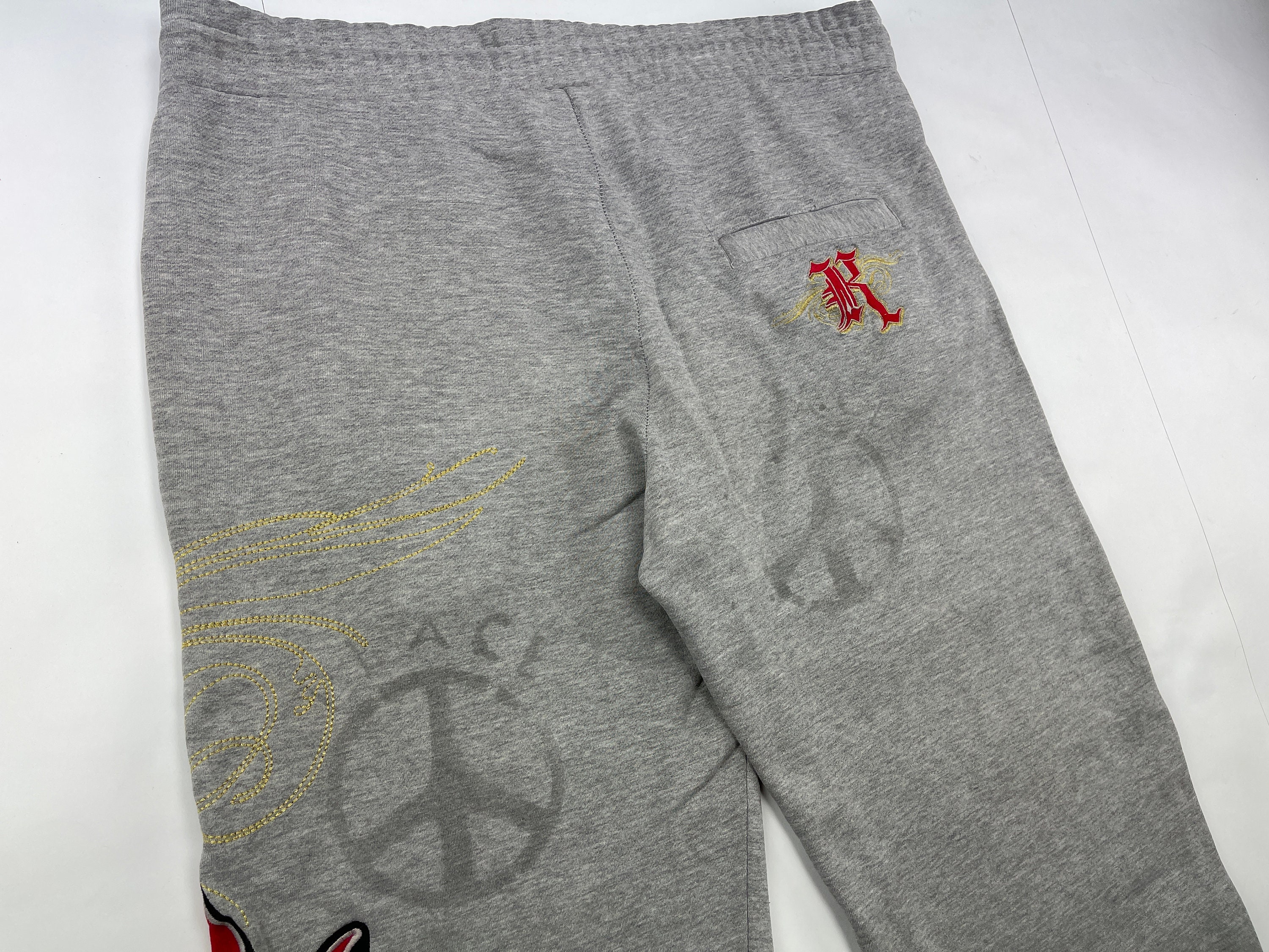 KARL KANI pants gray baggy Kani tracksuit pants loose 90s | Etsy
