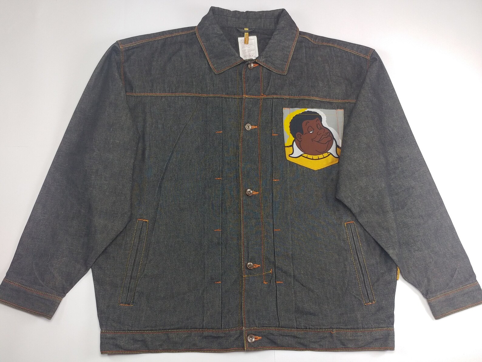 Platinum Fubu Jacket Harlem Denim Jacket 90s Hip-hop | Etsy