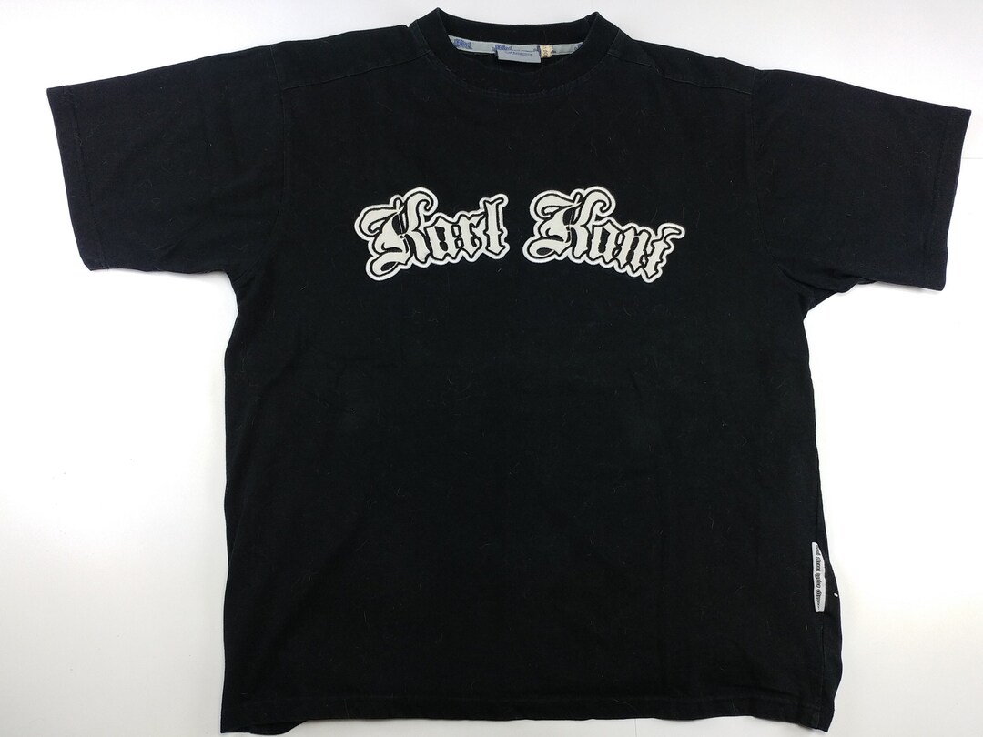 KARL KANI Jersey Black Vintage T-shirt 90s Hip Hop Clothing - Etsy