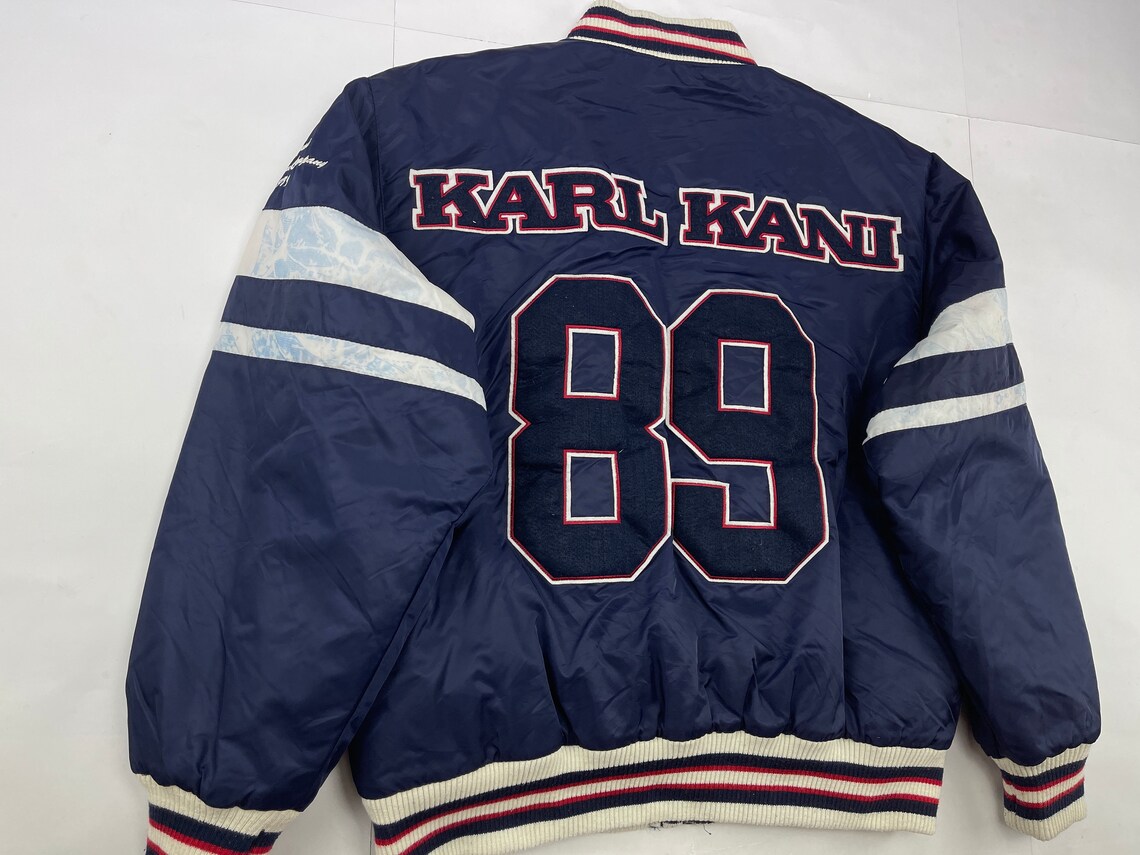 Karl Kani Jacket Brooklyn Blue Vintage Kani Bomber 90s Hip Etsy