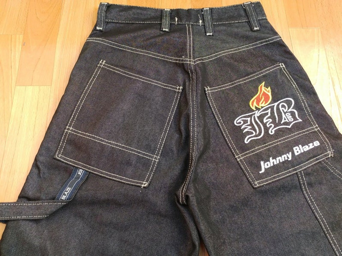 JOHNNY BLAZE Jeans Shorts Official Wu Wear Jeans Method Man - Etsy