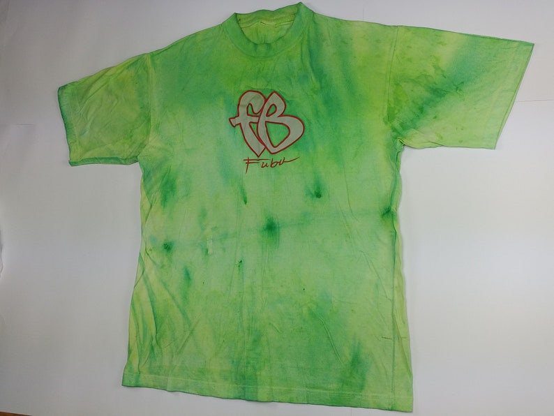 FUBU Jersey Green Vintage Hip Hop T-shirt 90s Hip Hop - Etsy