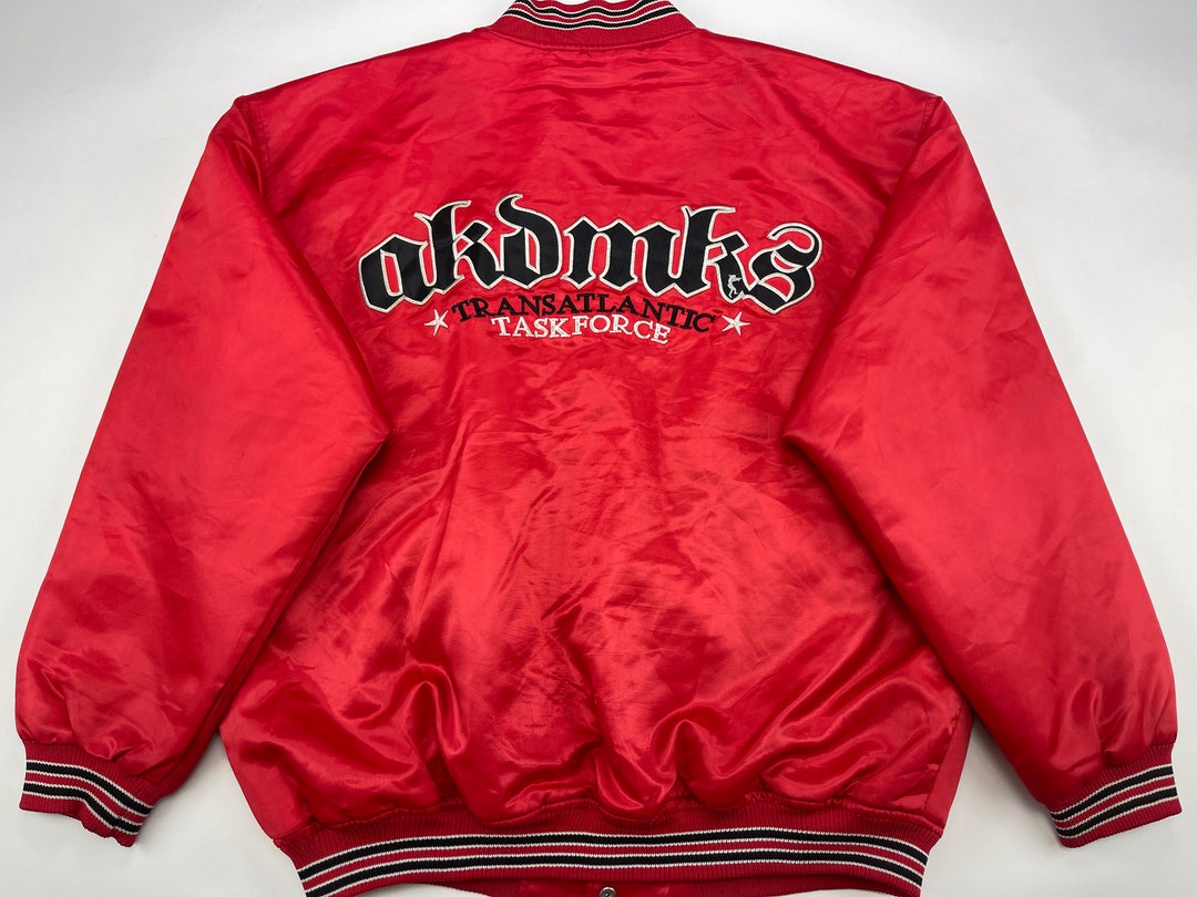 Akademiks Jacket Red Vintage Bomber 90s Hip Hop Clothing - Etsy