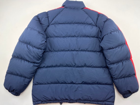 FILA jacket, blue, vintage puffer jacket, duck down, … - Gem