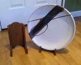 Wooden plate rack | Etsy