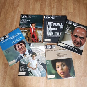Look Magazines 6 From 1968 Vintage Advertising Katharine - Etsy