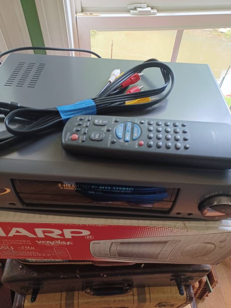 VCR Sharp VHS Player With Remote Working VHS Player - Etsy
