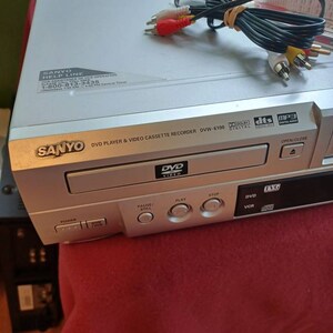 VHS Player DVD Sanyo Video Cassette Player and Dvd Player Working, 4 Head Replacement Universal ...