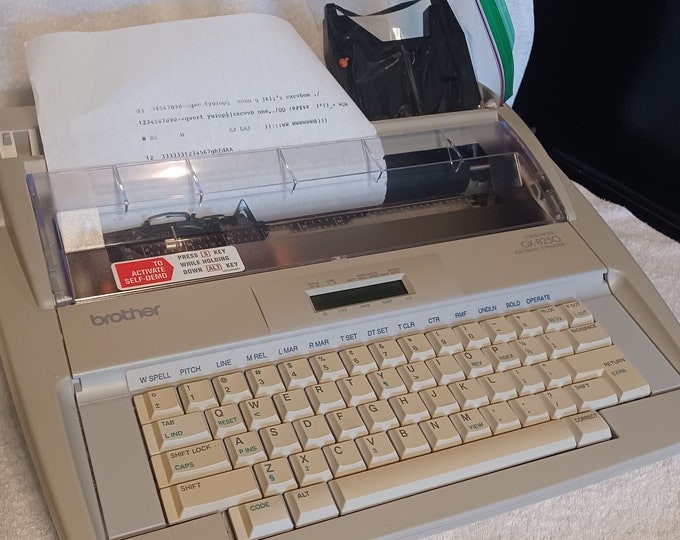 Brother Electronic Typewriter GX-8250 1extra Ribbons and a New ...