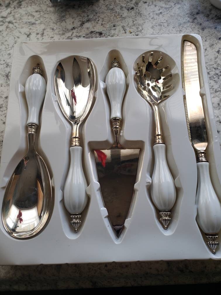 Hostess Set Silver Plated Godinger Cake Server-knife | Etsy