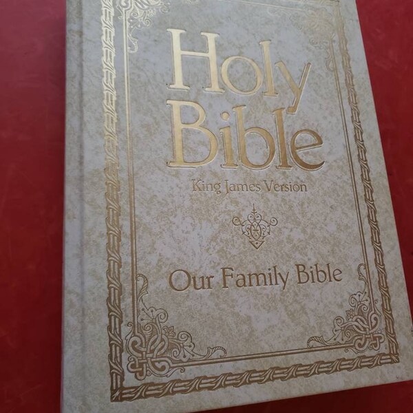 Large Family Bible - Etsy