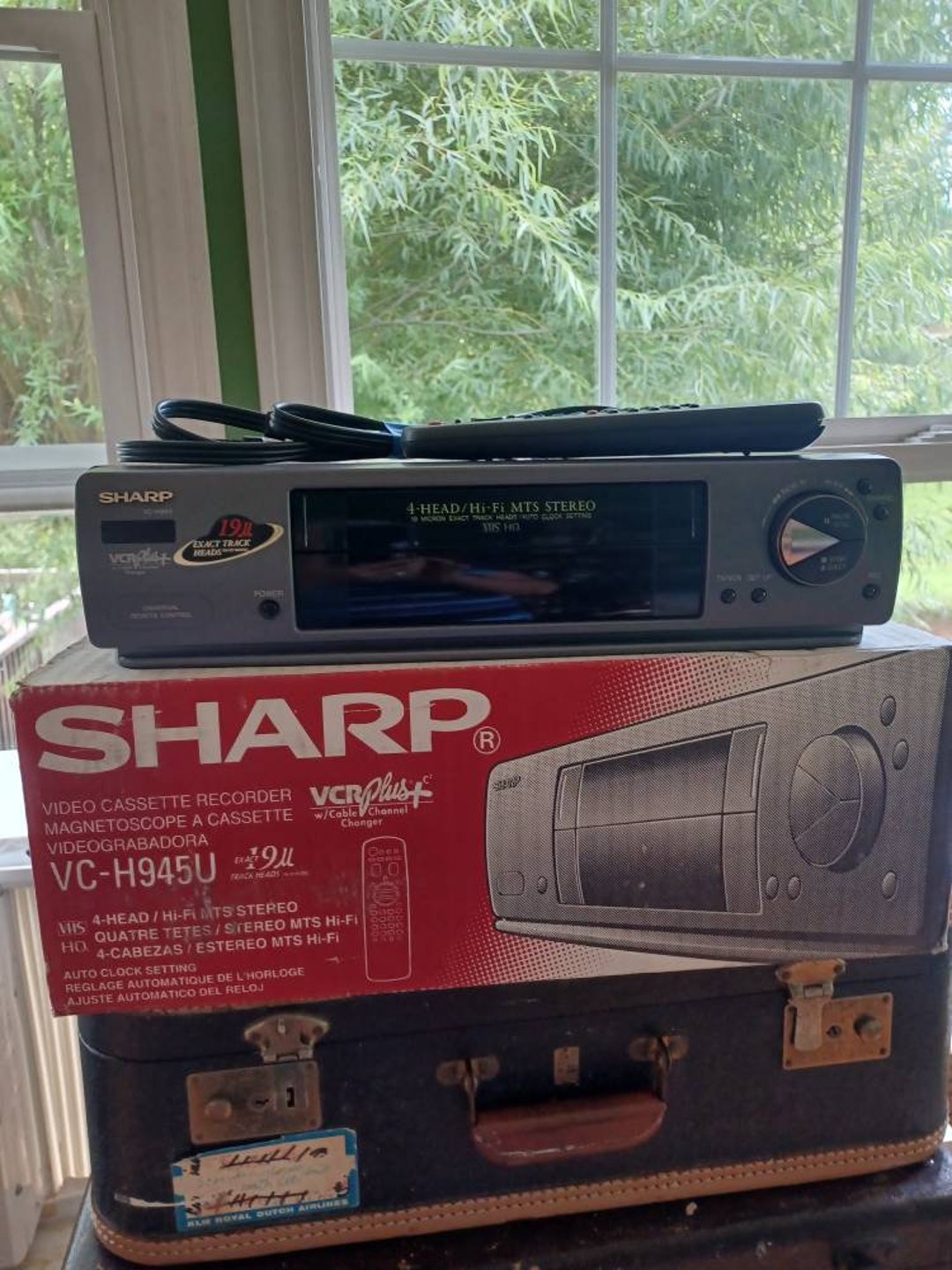 VCR Sharp VHS Player With Remote, Working VHS Player - Etsy