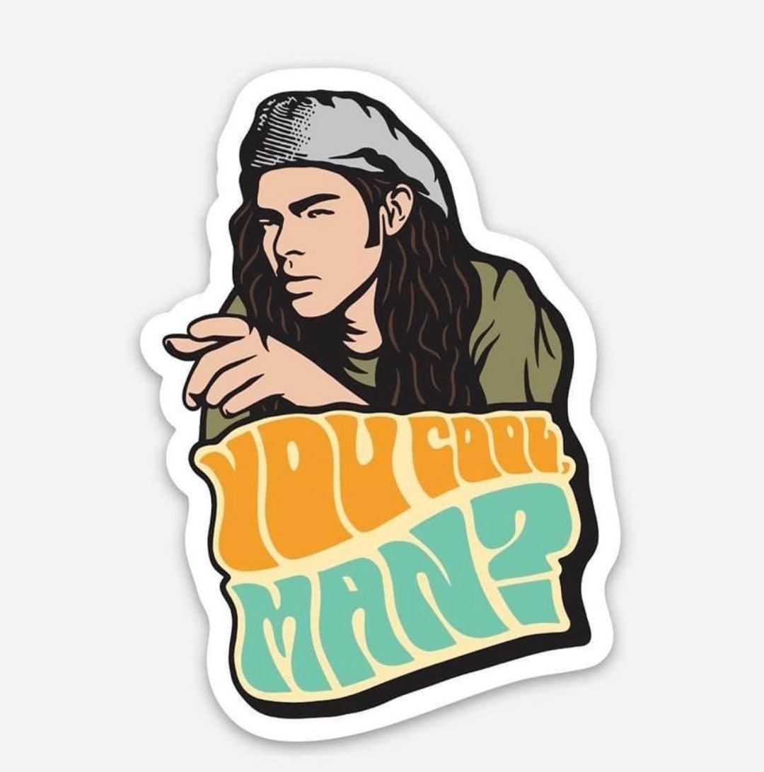 You Cool, Man Vinyl Sticker - Etsy