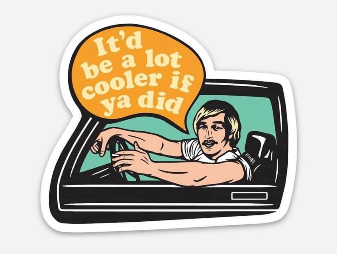 A Lot Cooler Vinyl Sticker - Etsy