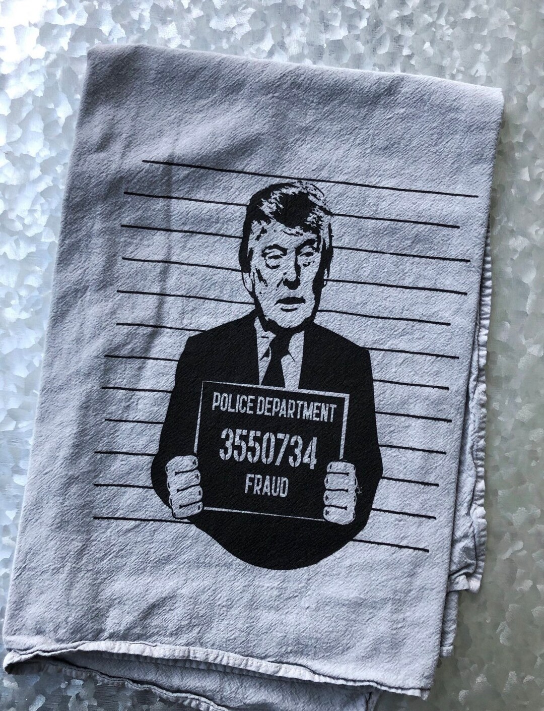 Trump Mugshot Kitchen Flour Sack Tea Towel - Etsy