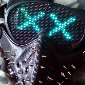 Professional Wrench Mask With LED Matrix Different Designs - Etsy