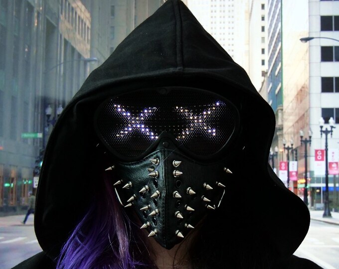 Professional Wrench Mask With LED Matrix Different Designs - Etsy