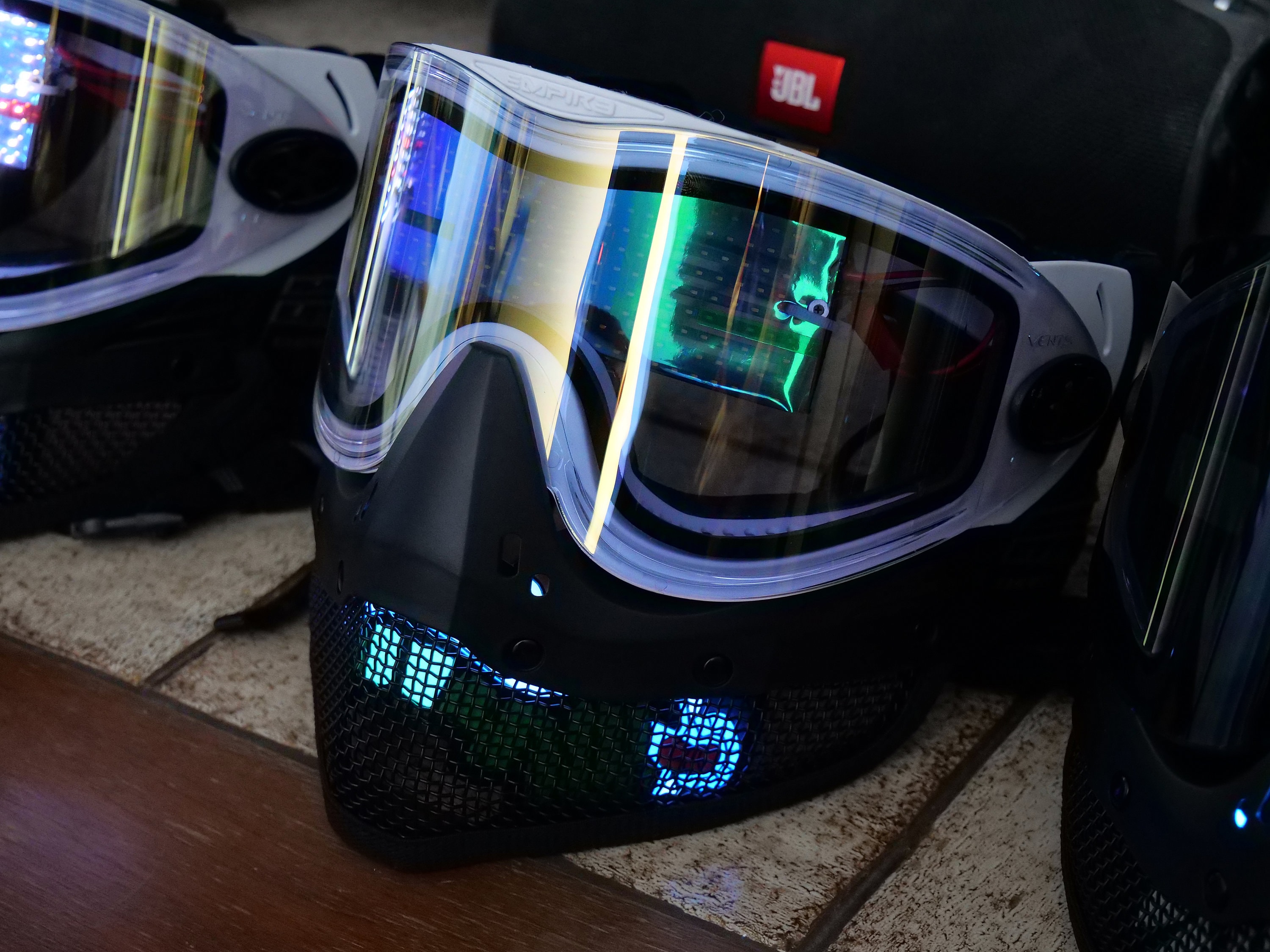 Cyberpunk DJ Mask With Full Programmable Display Retro | Etsy