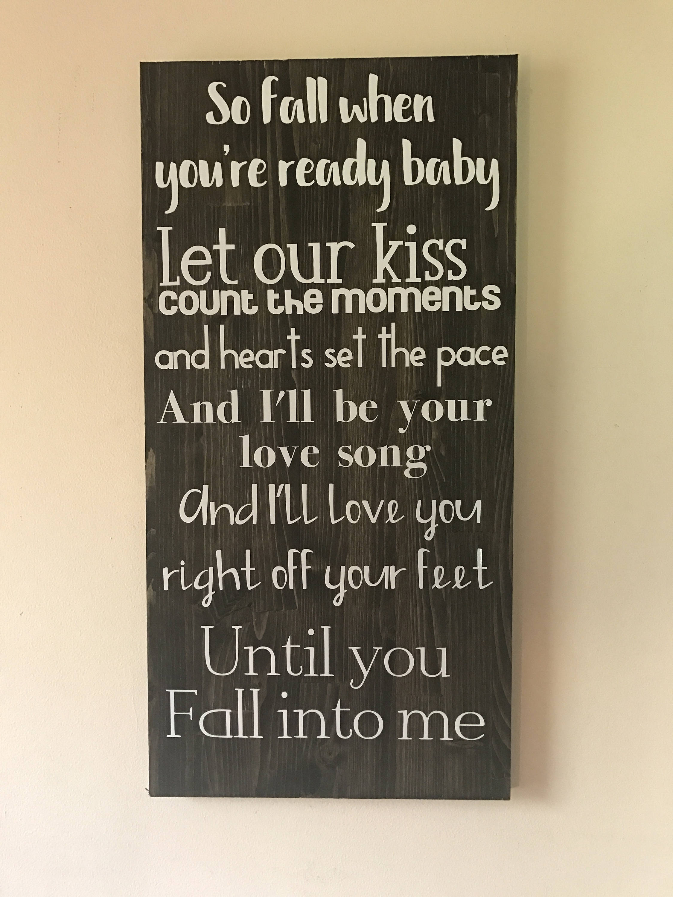 Fall Into Me | Etsy
