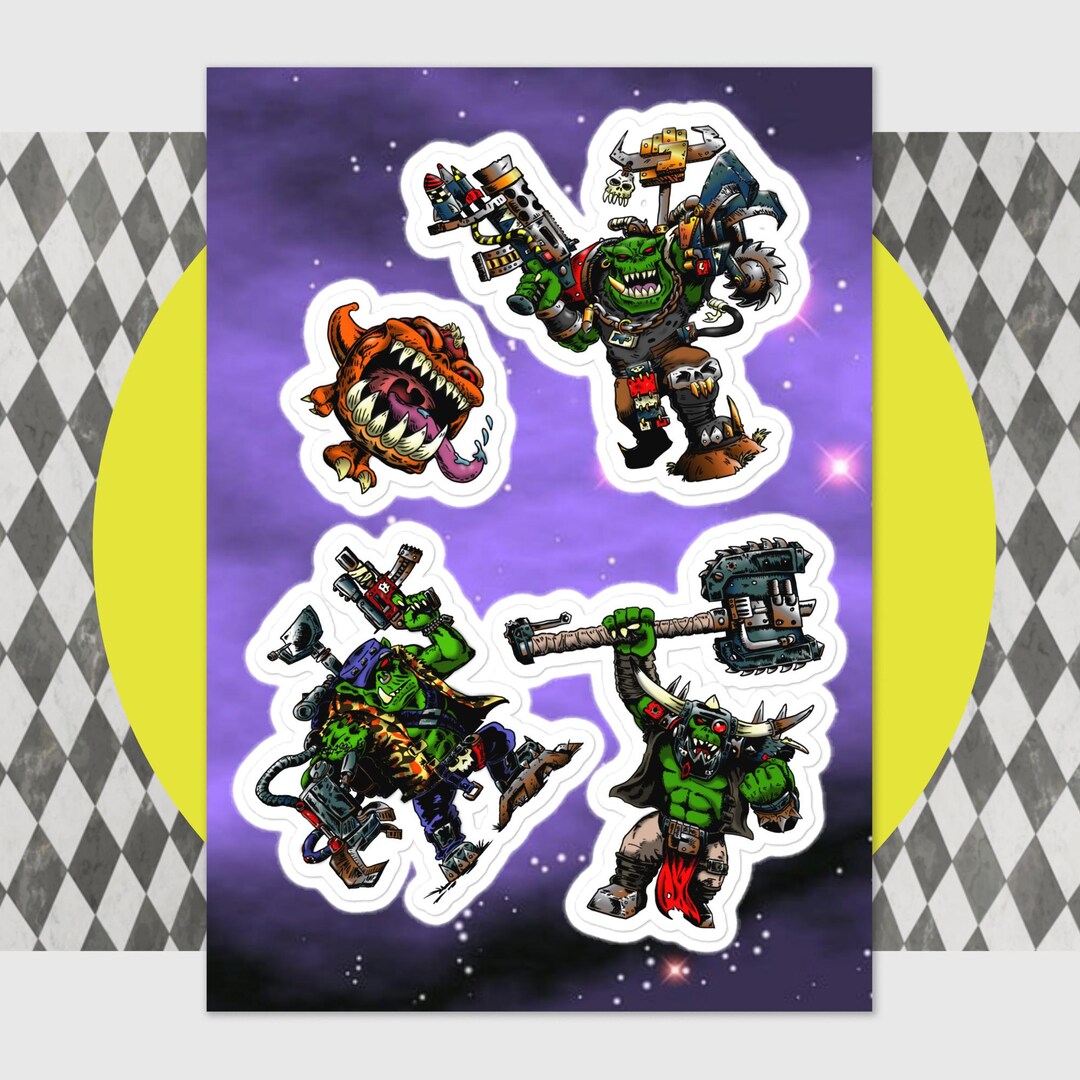 Orc Sticker Sheet - Etsy