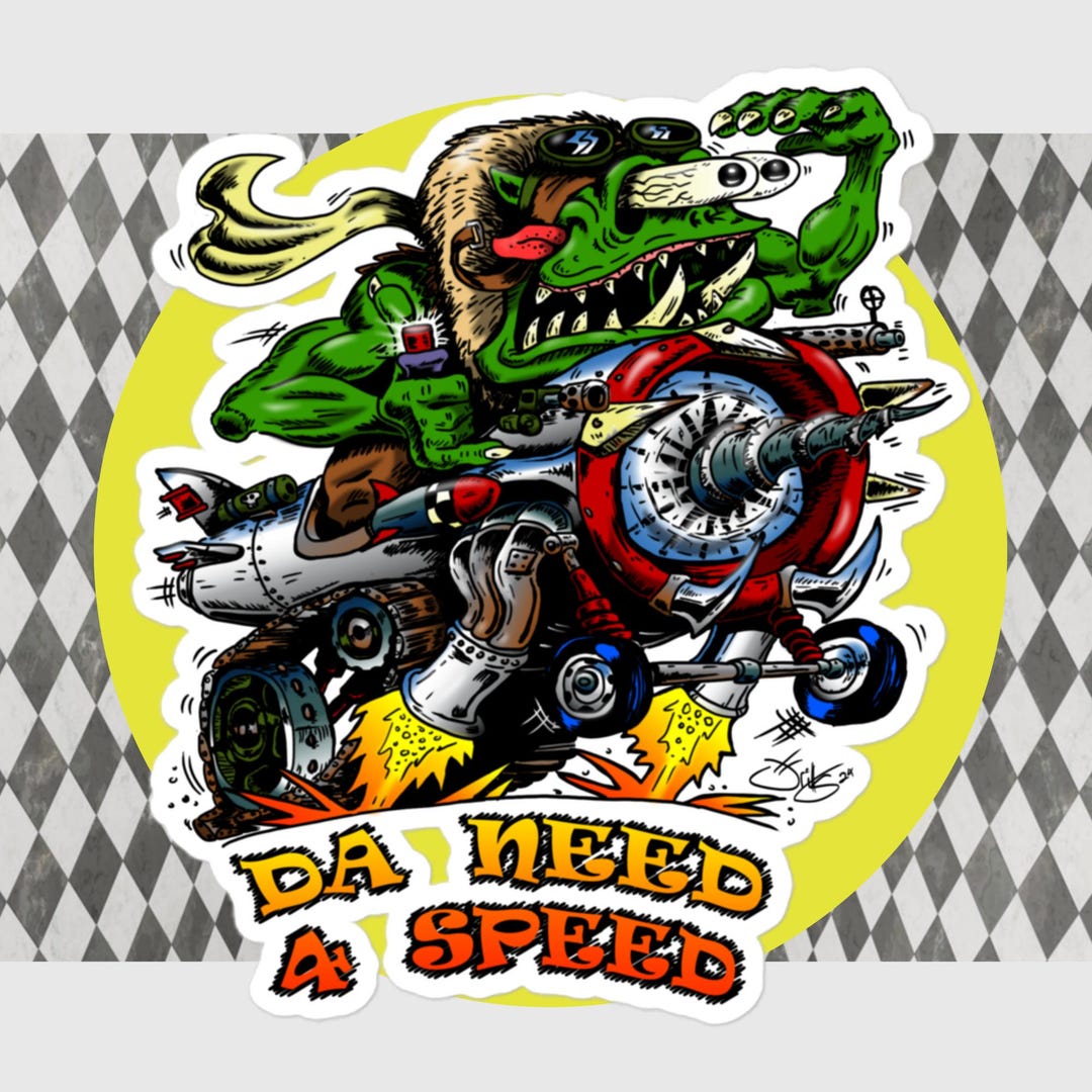 The Need for Speed Ork Jet Buggy Sticker - Etsy