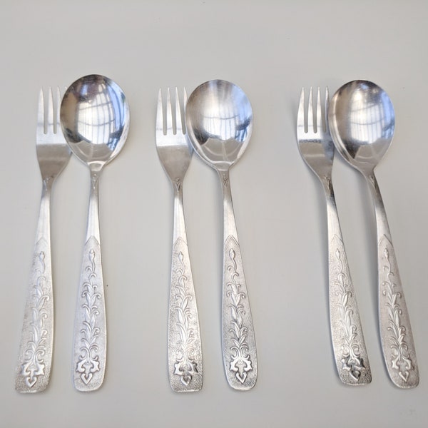Rustic Silverware - Etsy