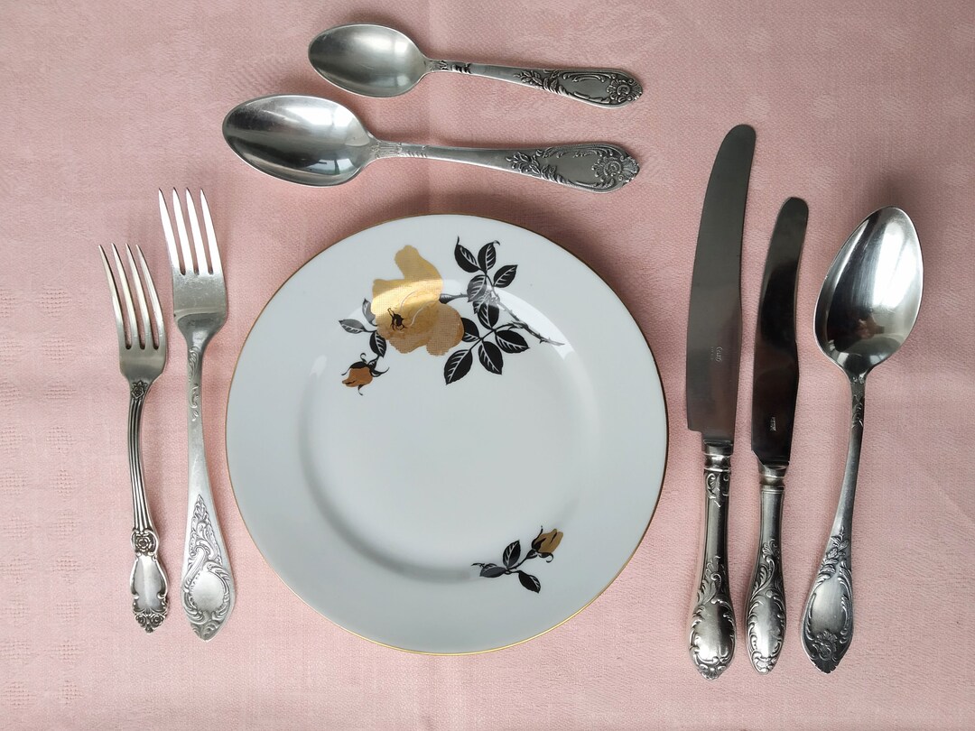 7pc Formal Mismatch Silverware Set for 4 6 12 Person Salad - Etsy
