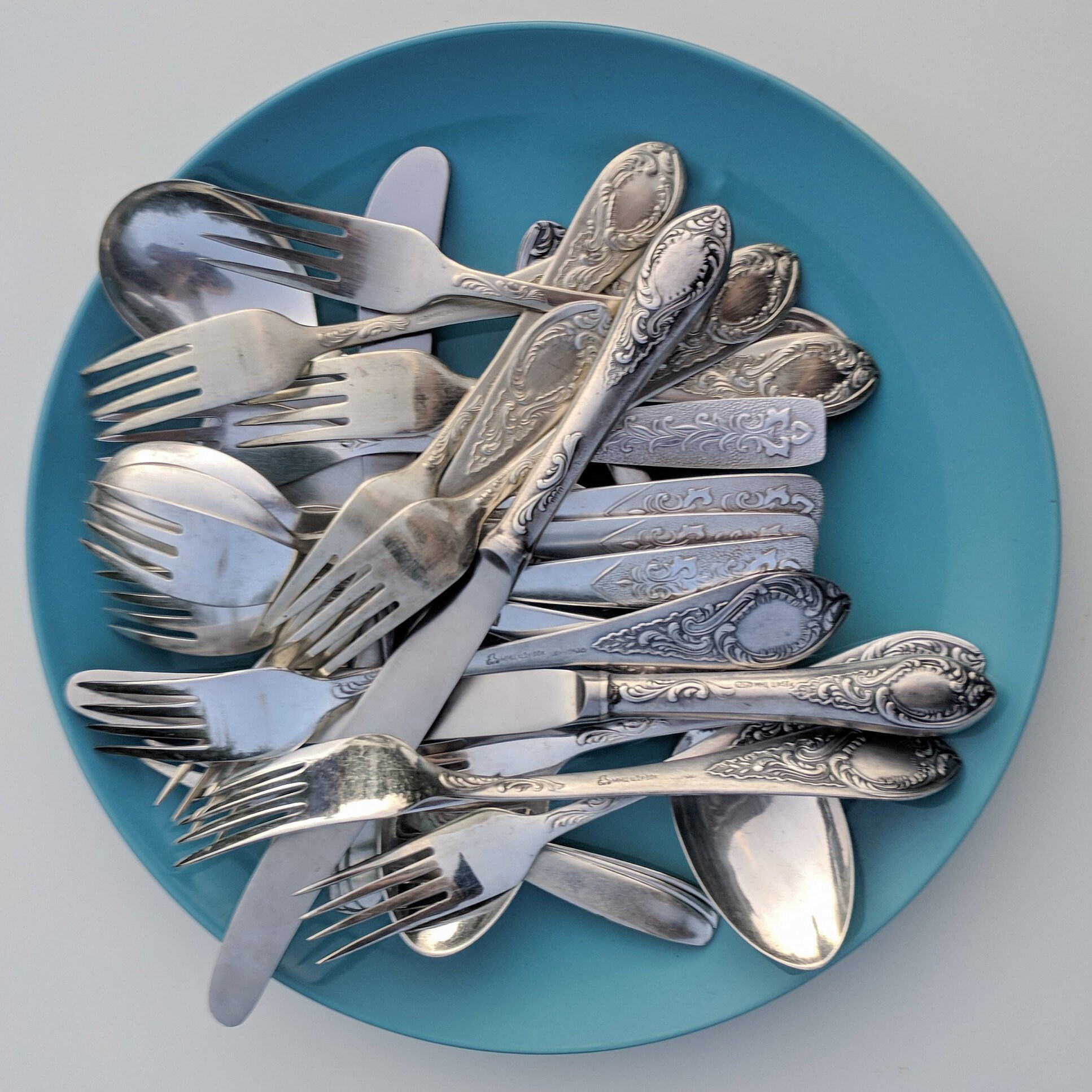 Mismatch Cutlery by Piece Place Knife Soup Spoon Dinner | Etsy