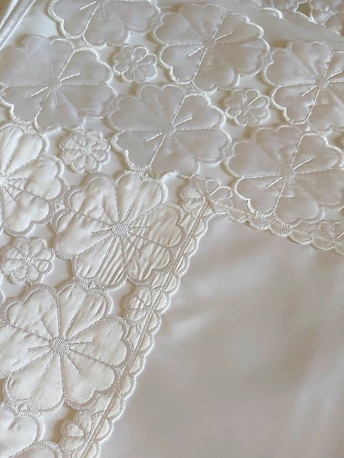 Satin Sheet Set| Vintage Satin Sheets| Romantic| Italian Wedding ...