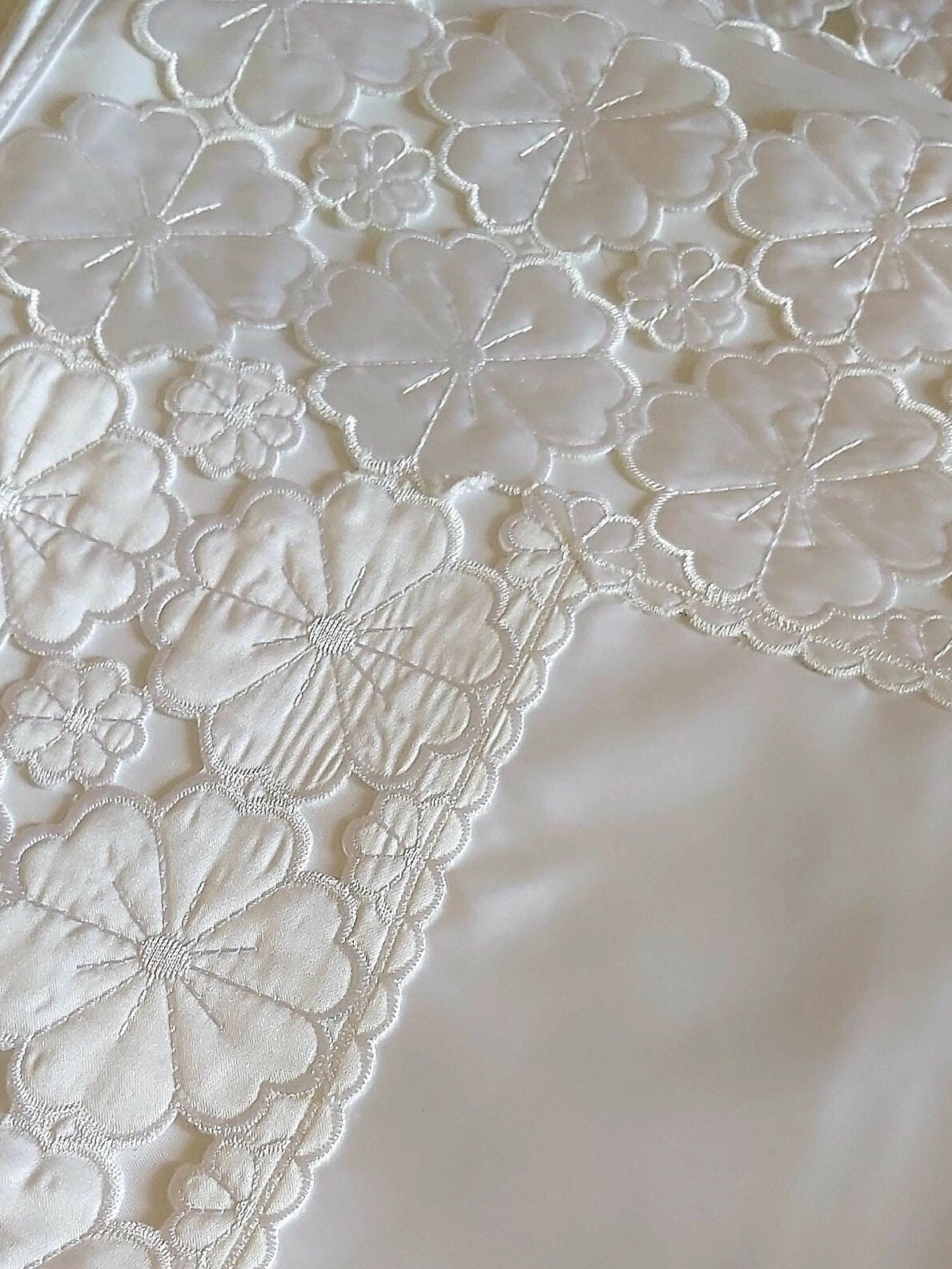 Satin Sheet Set| Vintage Satin Sheets| Romantic| Italian Wedding ...