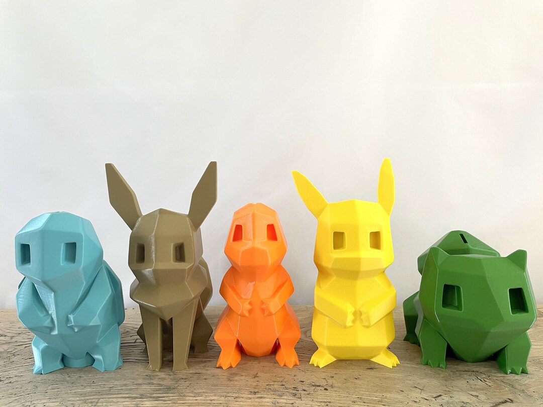 Pokemon Piggy Bank - Etsy