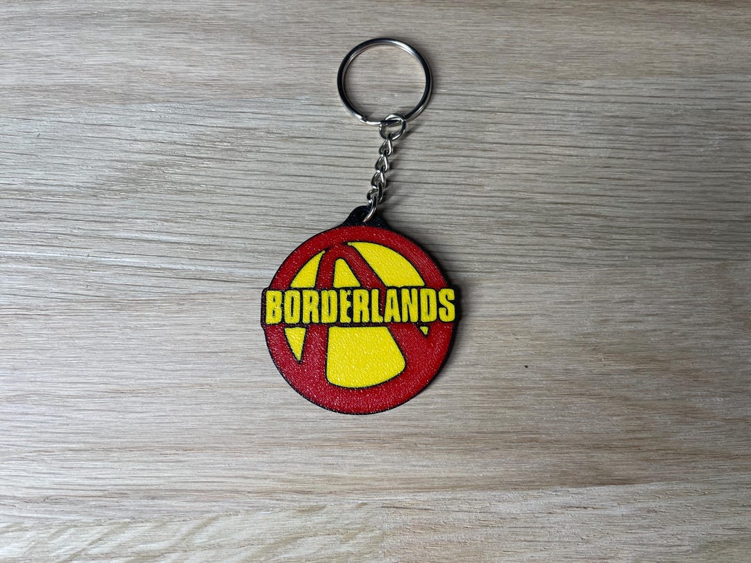 Borderlands Keychain – Unique 3D Print for Vault Hunters on Pandora - Etsy