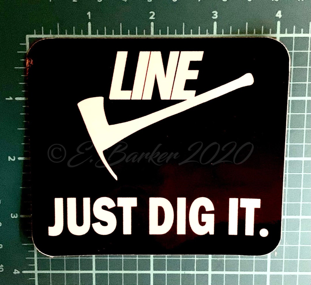 STICKER! Line: Just Dig It. Sticker - Etsy