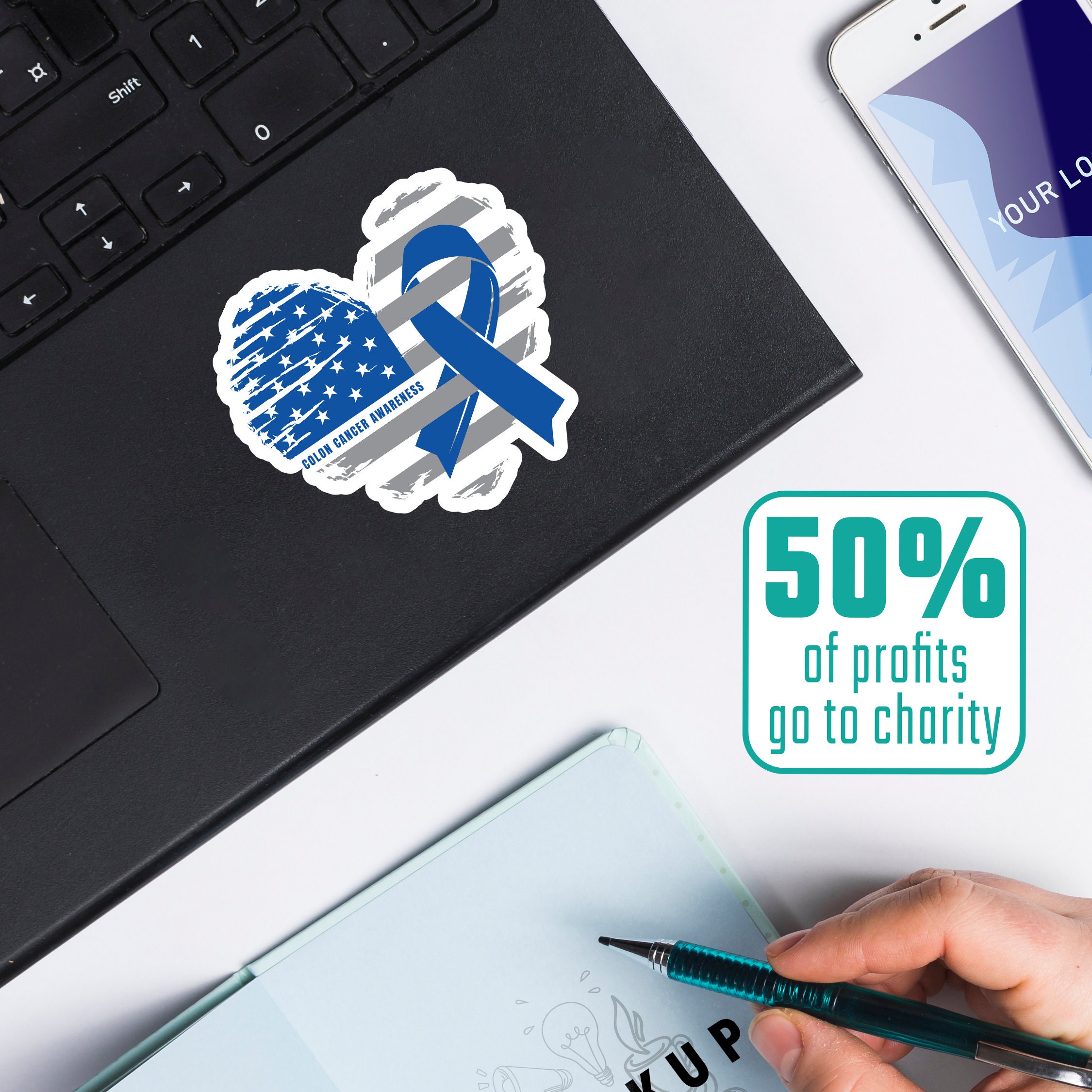 Colon Cancer Sticker Chronic Illness Warriorcolon Cancer - Etsy UK