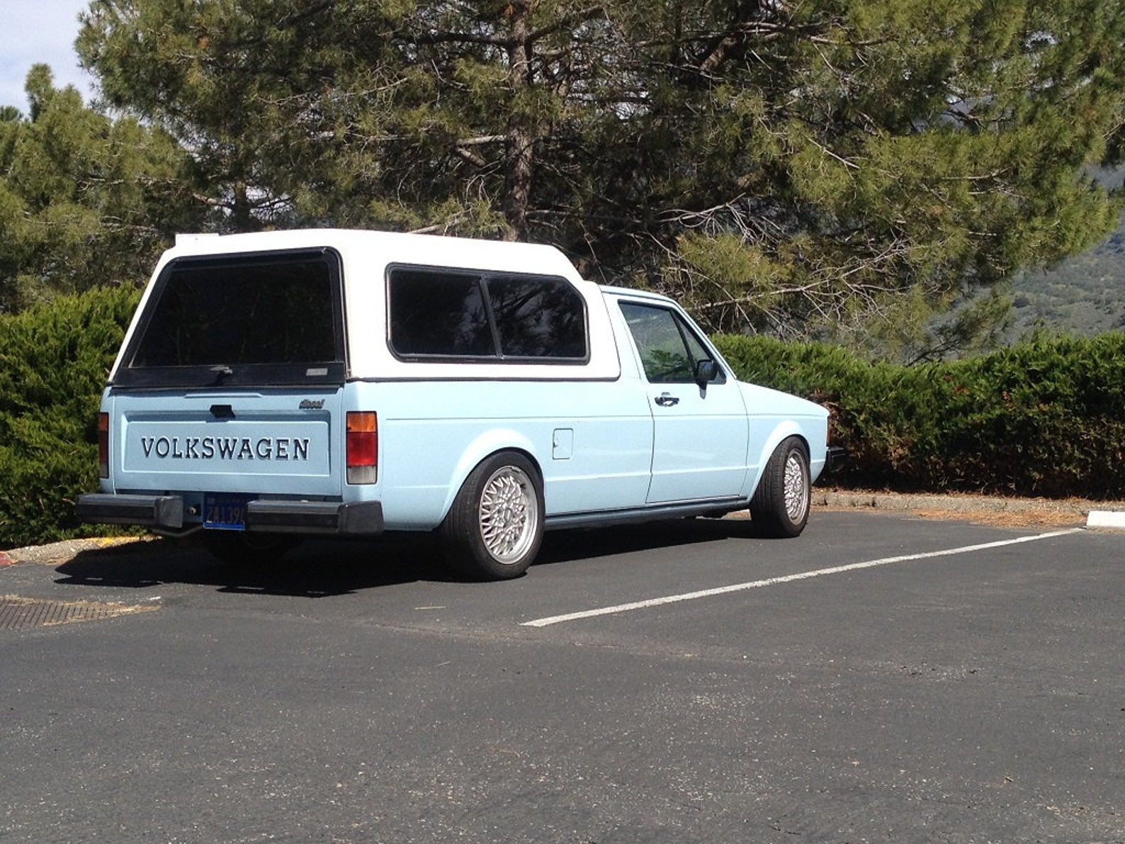 VW Rabbit Pickup Tail Gate Lettering; Restoration Quality! Volkswagen ...