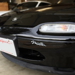 Mazda Miata Front Bumper Logo; Like OEM Decal, Vintage Styles Available ...