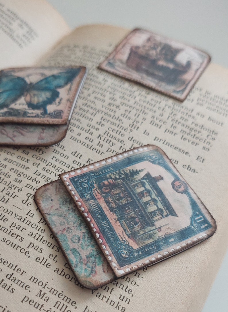 3 Paper Clip Bookmarks for Junk Journal, Junk Journal Embellishments ...