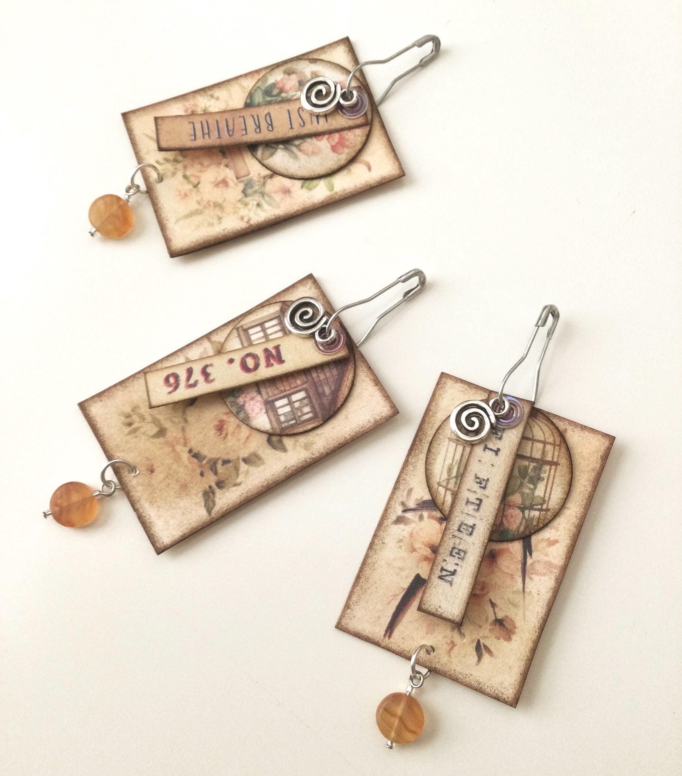 Junk Journal Charms, Junk Journal Embellishment, Junk Journal Tag ...