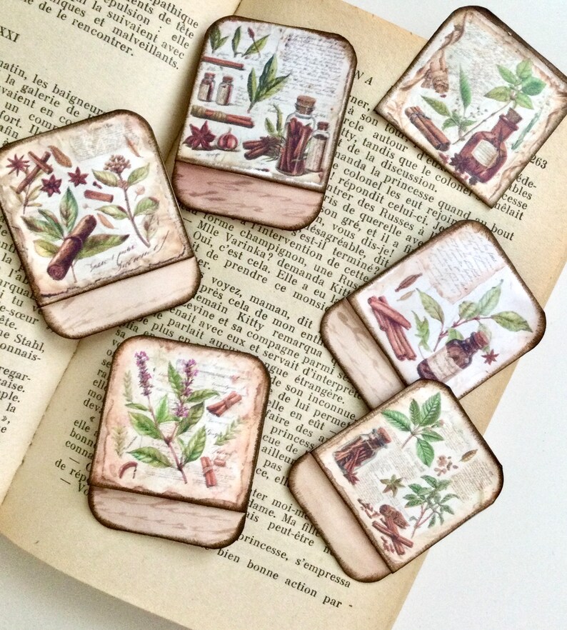 3 Junk Journal Bookmarks, Junk Journal Embellishments, Hidden Paper ...