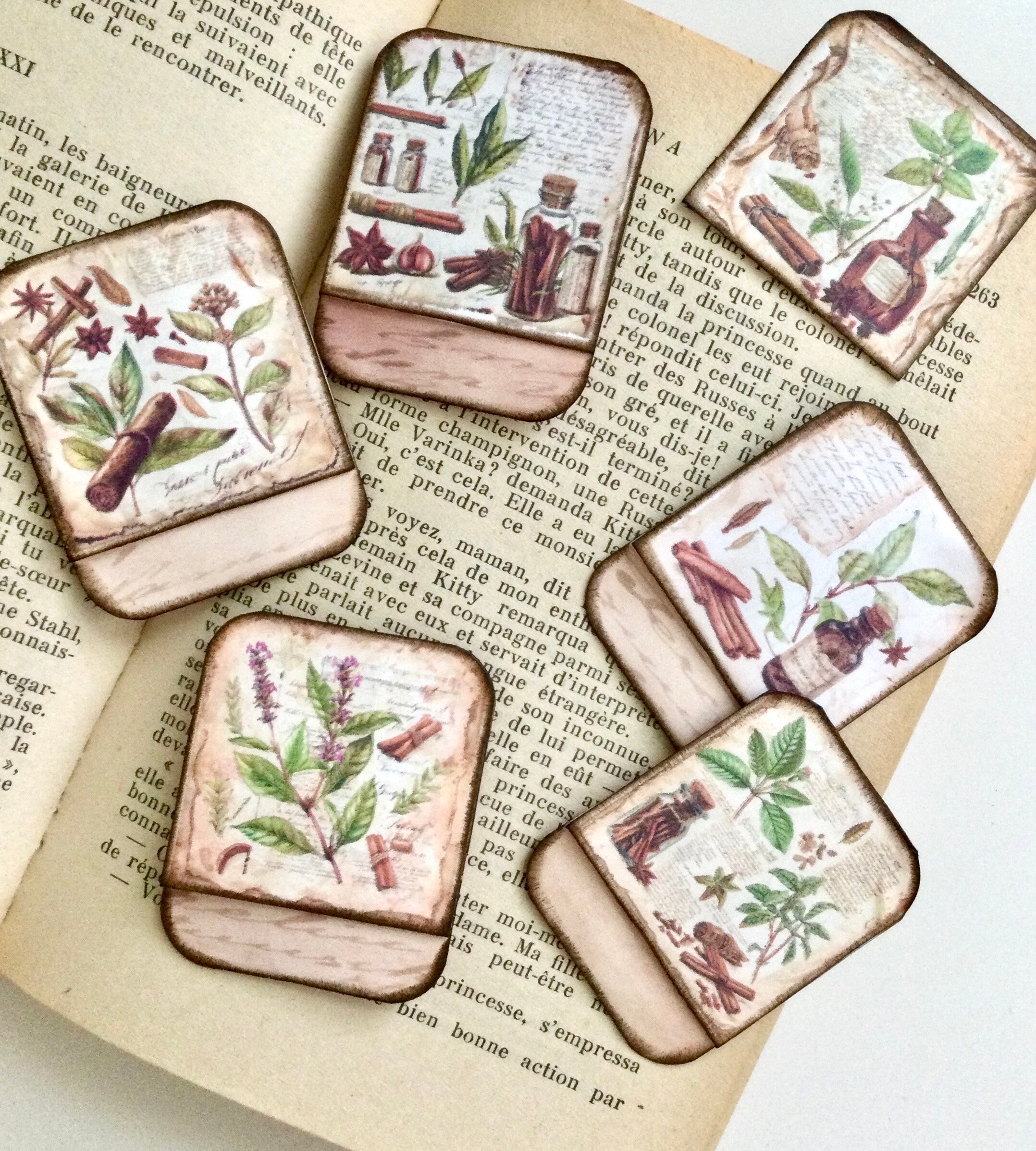 3 Junk Journal Bookmarks, Junk Journal Embellishments, Hidden Paper ...