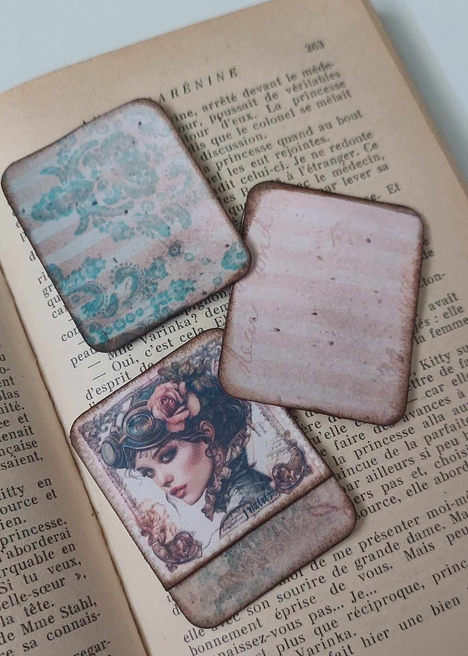 3 Paper Clip Bookmarks for Junk Journal, Junk Journal Embellishments ...