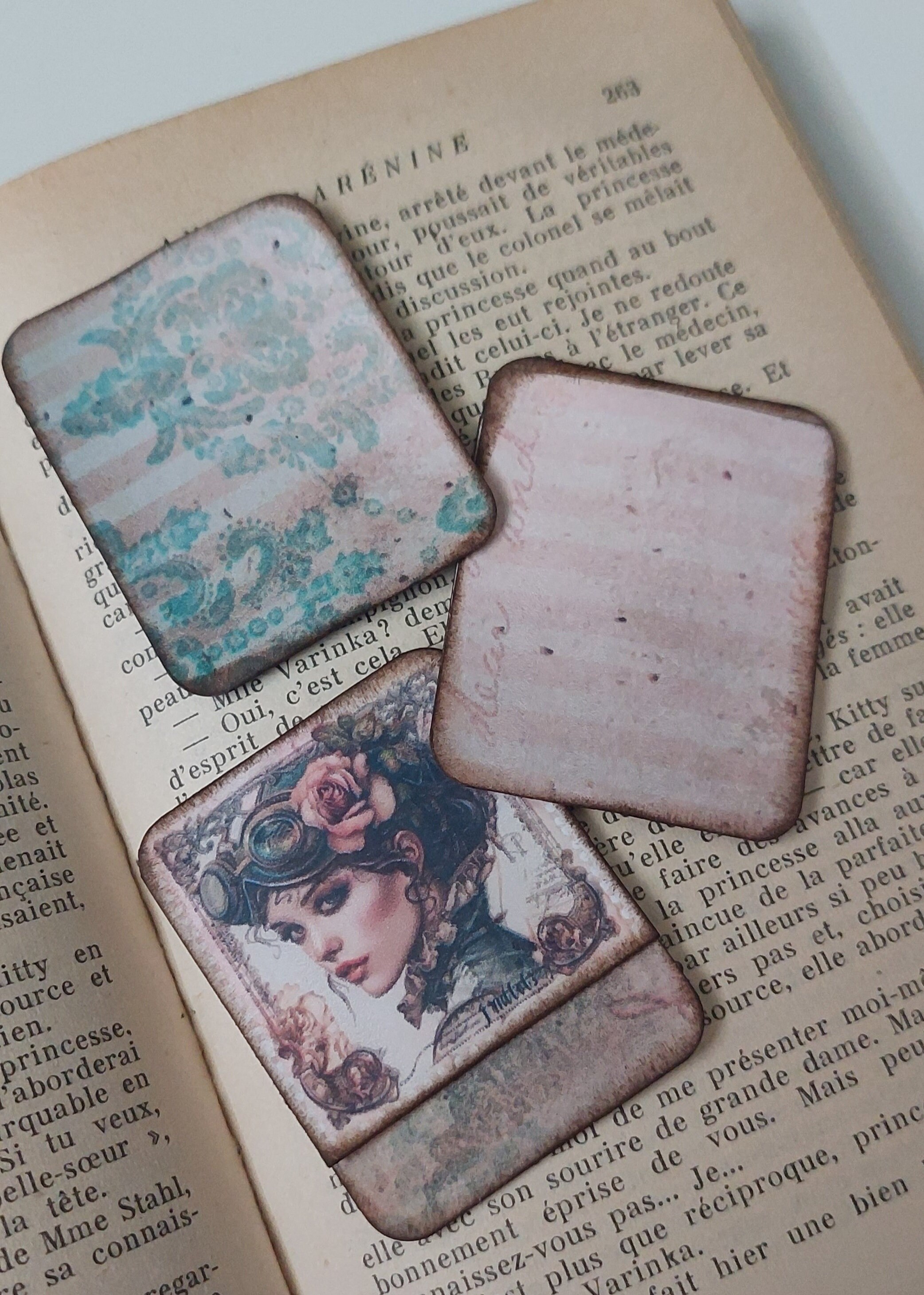 3 Paper Clip Bookmarks for Junk Journal, Junk Journal Embellishments ...