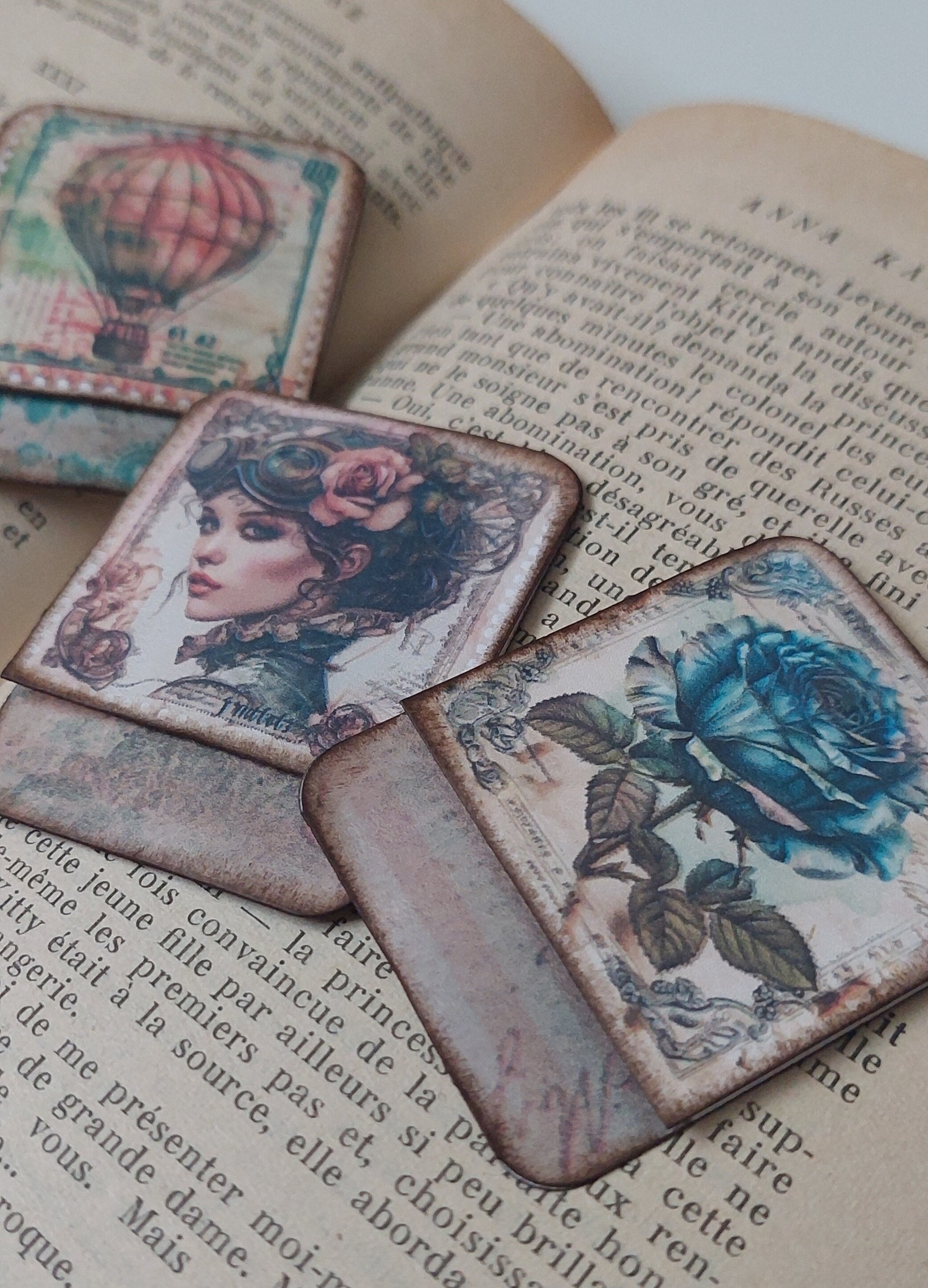 3 Paper Clip Bookmarks for Junk Journal, Junk Journal Embellishments ...