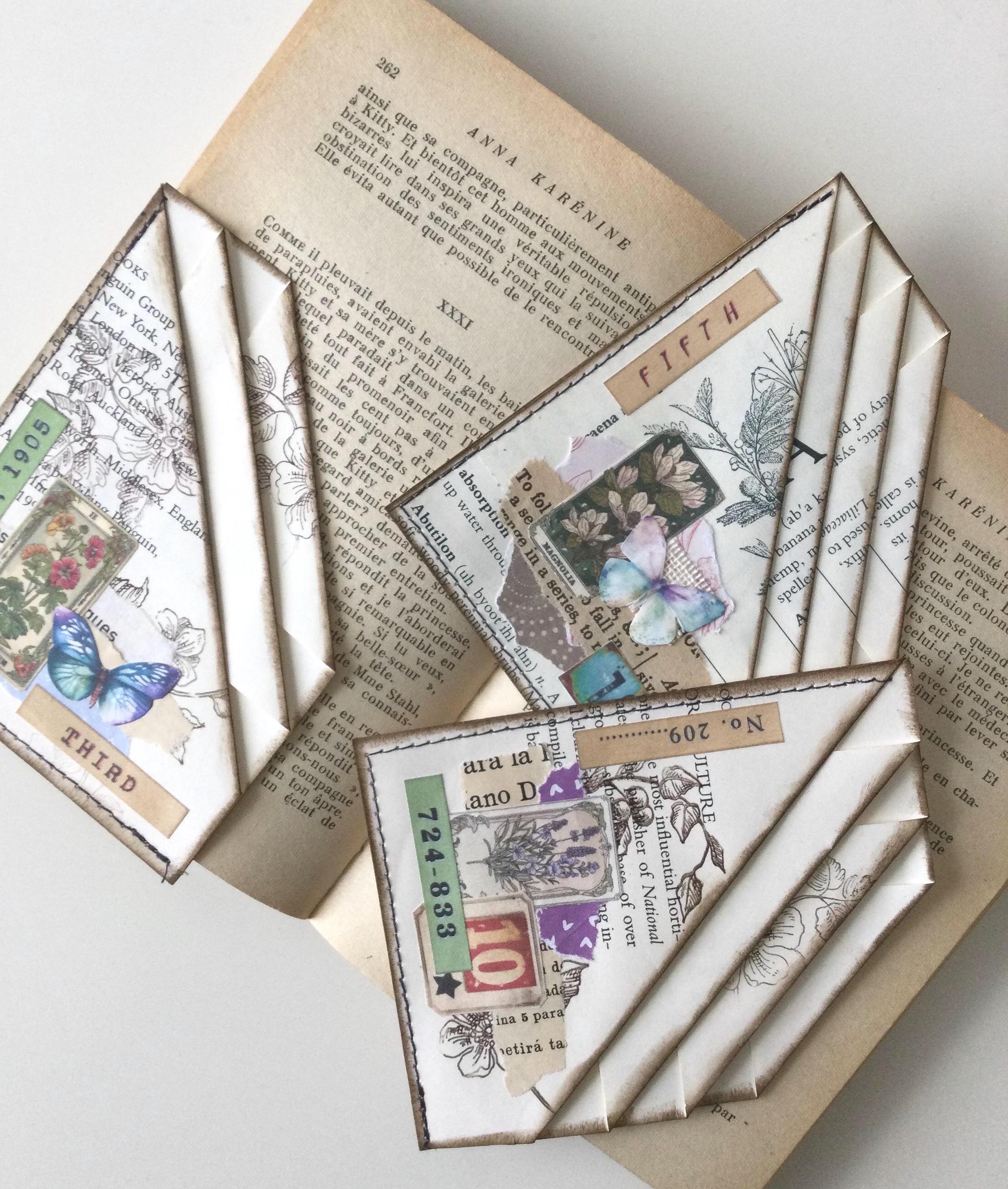 3 Multi-pockets for Junk Journal Pages, Junk Journal Envelopes, Set of ...