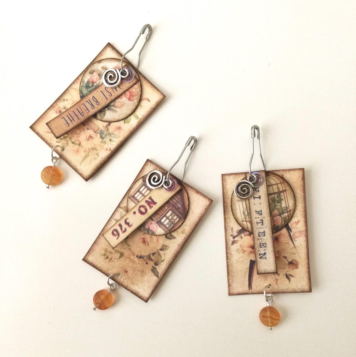 Junk Journal Charms, Junk Journal Embellishment, Junk Journal Tag ...