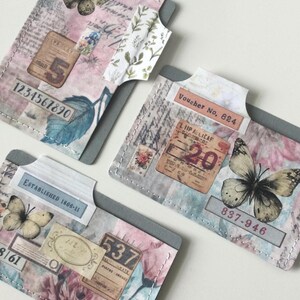 3 Junk Journal Pockets, Journalling Embellishments, Sewn Pockets, Junk ...