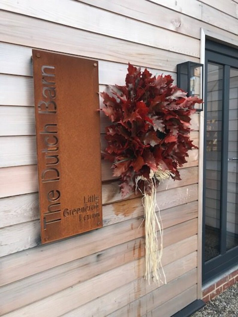 Custom Corten Steel Signage Personalised for Your Home or - Etsy Canada