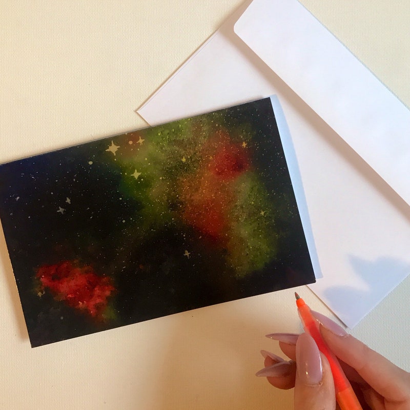 Universe Greeting Card - Etsy