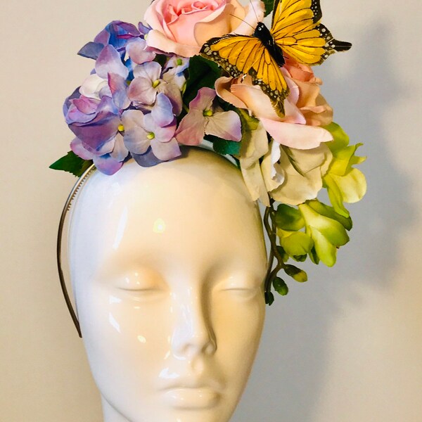 Rose Headdress - Etsy